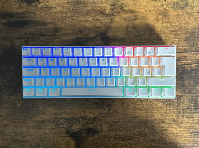 RK ROYAL KLUDGE RK61 Wireless Mechanical Keyboard Blue Switches £49.99 ...