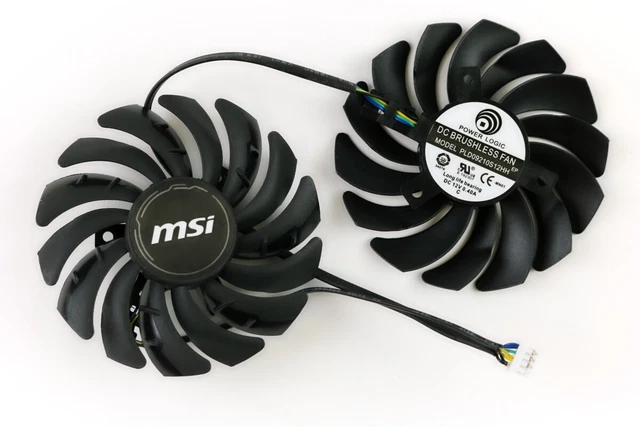 FULL SET GPU Fans 87mm MSI 2060 2070 2080 Super Ventus Gaming X ...