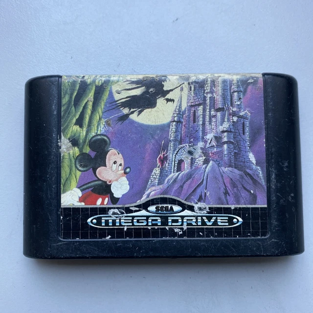 JEU CASTLE OF Illusion Starring Mickey Mouse Megadrive Sega Mega Drive ...