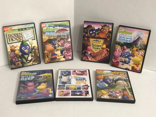BACKYARDIGANS DVD LOT Nickelodeon Lot of 7 TESTED WORKING Nick Jr Party ...