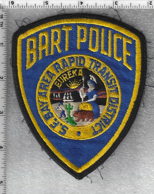 BART POLICE DEPARTMENT (California) Uniform Take-Off Shoulder Patch ...