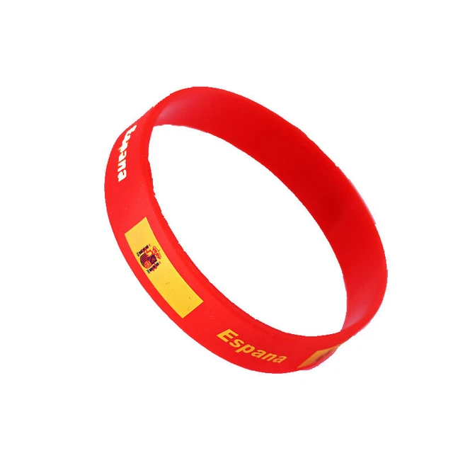 PULSERA COPA FÚTBOL 2024 Selección Nacional de Fútbol Cosplay Pulseras ...