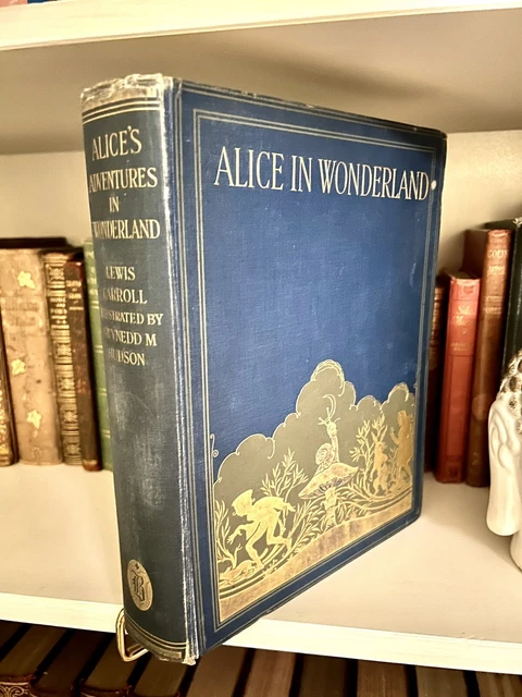 RARE ALICE'S ADVENTURES in Wonderland Lewis Carroll Gwynedd M. Hudson vers 1928 EUR 234,39 ...