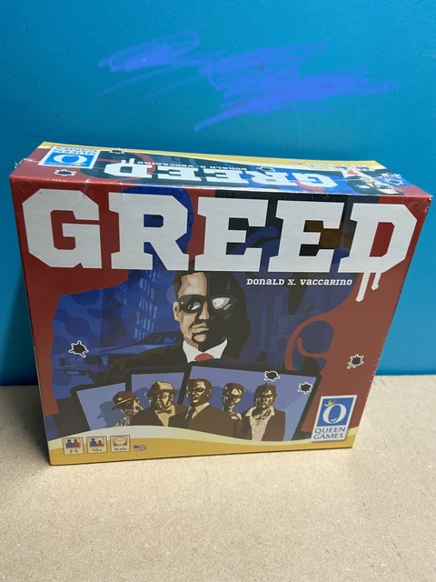 GREED CARD GAME By Donald X. Vaccarino Brand New & Sealed 1960s ...