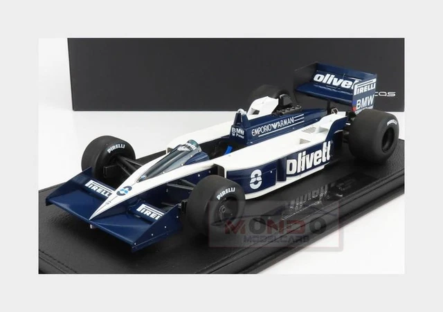 1:18 GP REPLICAS Brabham F1 Bt55 Bmw #8 1986 Elio De Angelis +Showcase GP058B EUR 249,95 ...