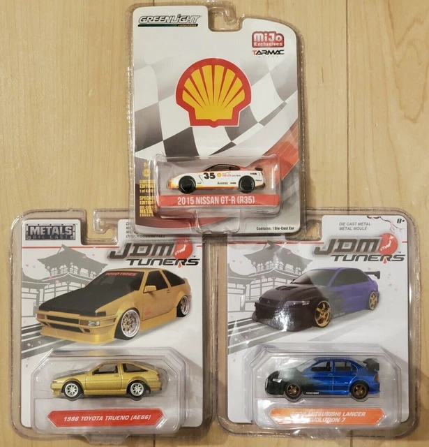 NISSAN GT-R R35 Shell et Lancer Evolution AE86 de Jada Toy 7 3 EUR 104 ...