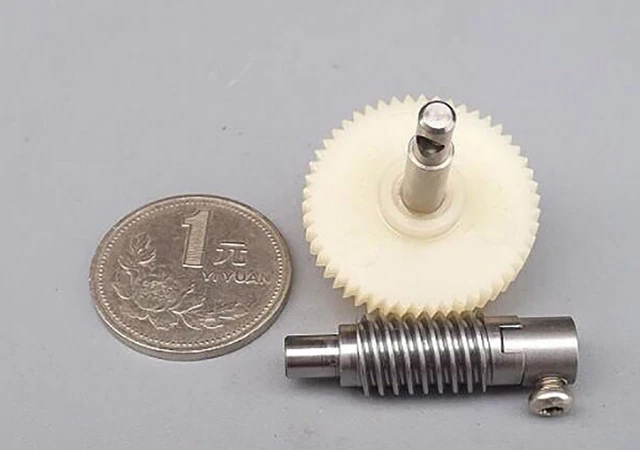 METAL WORM WHEEL Plastic Gear Reducer Reduction Gearset for DIY A~J4 $2 ...