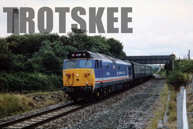 35MM SLIDE BR British Railways Diesel Loco Class 50 50024 Burngullow ...