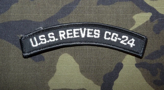ORIGINAL VINTAGE US Navy USS Reeves CG-24 UIM Winter Wippe Tab EUR 8,05 ...