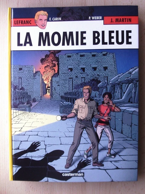 DÉDICACE FRANCIS CARIN - Lefranc - La momie bleue en édition originale ...