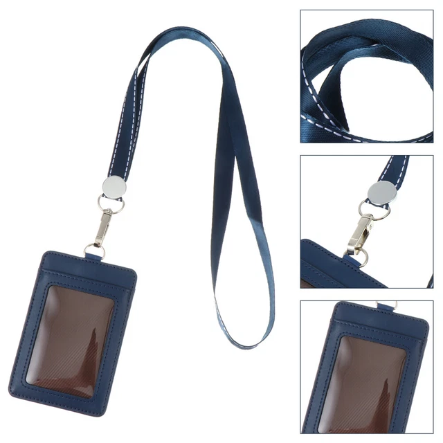 DOSSIER ID PORTE-BADGE Portatif Pochettes Pour Cartes Transparentes EUR ...