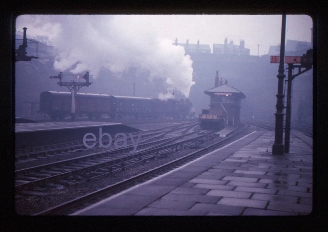 ORIGINAL 35MM SLIDE - ex LNER 61302 w/ parcels at Nottingham Victoria ...