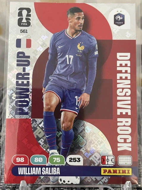 PANINI ADRENALYN XL World Cup 2026 William Saliba Defensive Rock £1.16 ...
