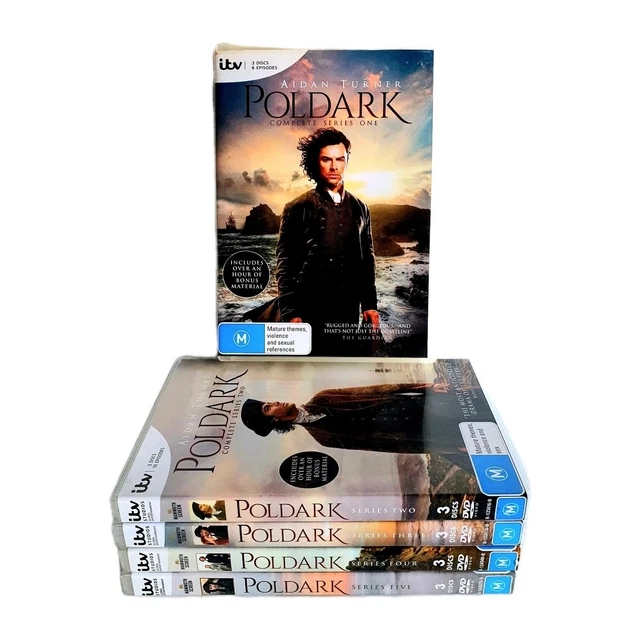 POLDARK COMPLETE SERIES Seasons 1-5 DVD British Period Drama Gift Set ...