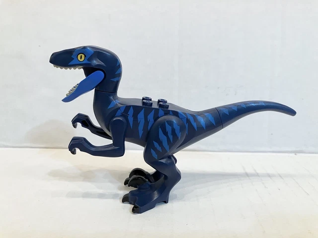 LEGO DARK BLUE Raptor Velociraptor Figure from 70835 70826, Lego Movie ...