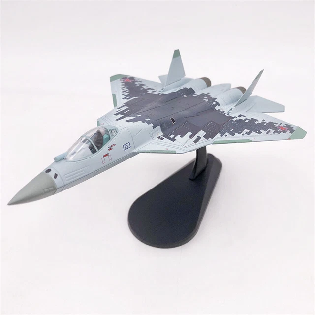 RUSSIA SUKHOI SU-57 Felon Stealth Multirole Fighter 1/100 Diecast Jet ...