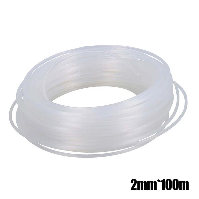 1 ROLL ROUND Cutting Lines Line 2mm X 100m White Nylon Wire String ...