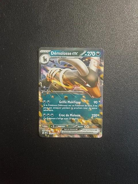 CARTE POKÉMON DÉMOLOSSE EX 134/197 Flammes obsidiennes EV03 FR NEUF EUR ...