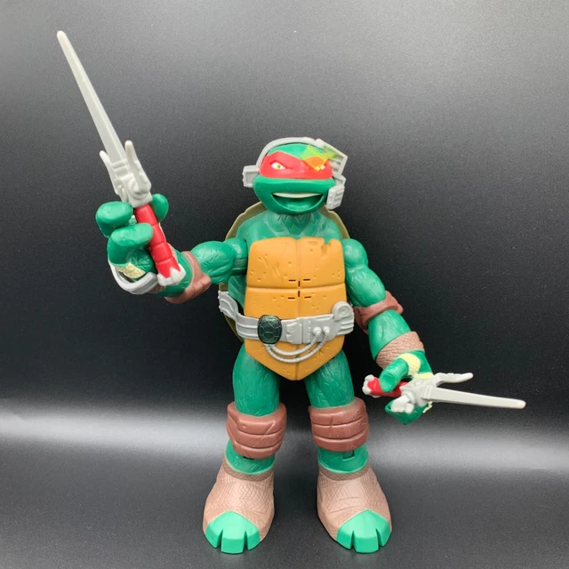 2014 PLAYMATES TEENAGE Mutant Ninja Turtles Raphael 10'' Action Figure ...