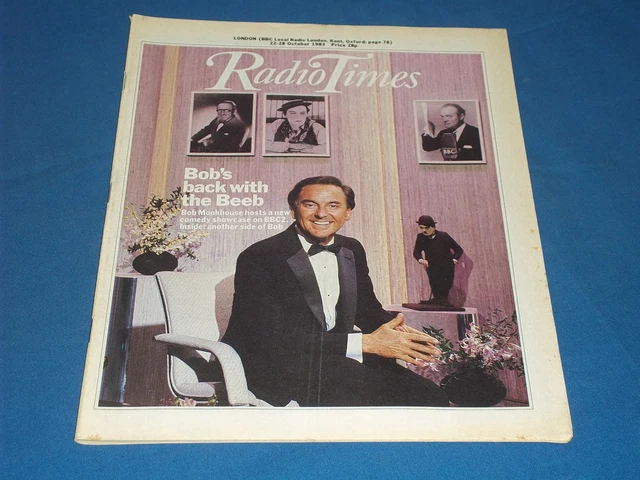 1983 OCTOBER 22 Radio Times Magazine - Bob Monkhouse Cover - H 11572 £ ...