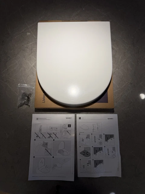 DURAVIT STARCK 3 Soft Close Toilet Seat White, Duroplast Genuine ...