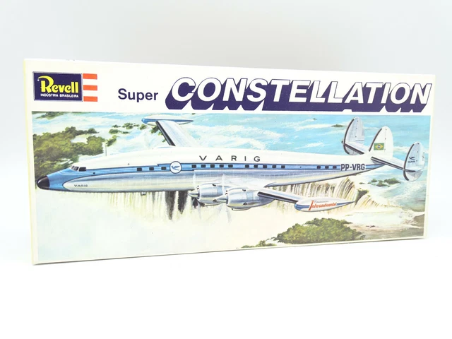 REVELL MODEL AIRPLANE 1/128 - Lockheed 1049 Super Constellation Varig £ ...