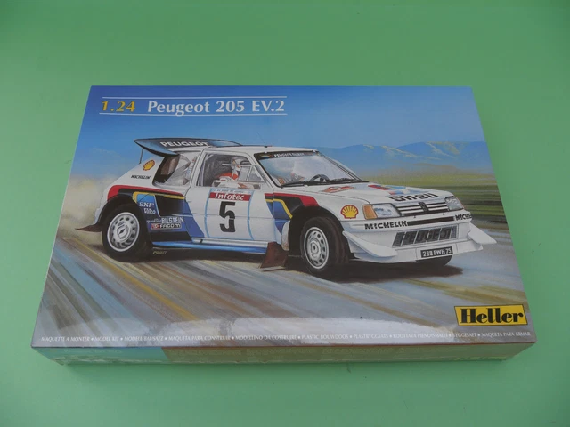 1:24 HELLLER 80716 Peugeot 205 EV.2 - B. Saby & T. Salonen Tour de ...