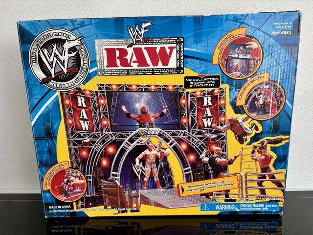 WWF WWE JAKKS Pacific Raw is War Backstage Entrance Stage Playset Boxed ...