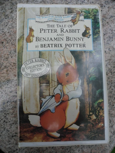 TALE OF PETER Rabbit Beatrix Potter 100 Year Collectors Edition VHS ...