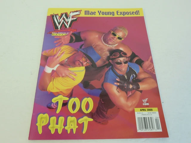 WWE MAGAZINE APRIL 2000 Pro Wrestling Wwf Too Phat Mae Young £9.41 ...
