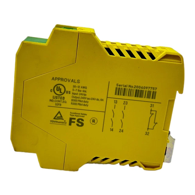 PHOENIX CONTACT 24DC/ESP4/2X1/1X2 Relè Sicurezza 2981020 250V AC/Dc 1 ...