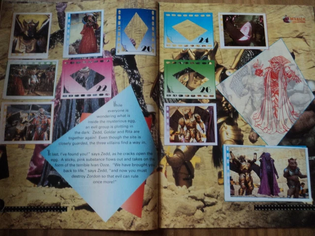 MERLIN MIGHTY MORPHIN Power Rangers The Movie Sticker Album - Part ...