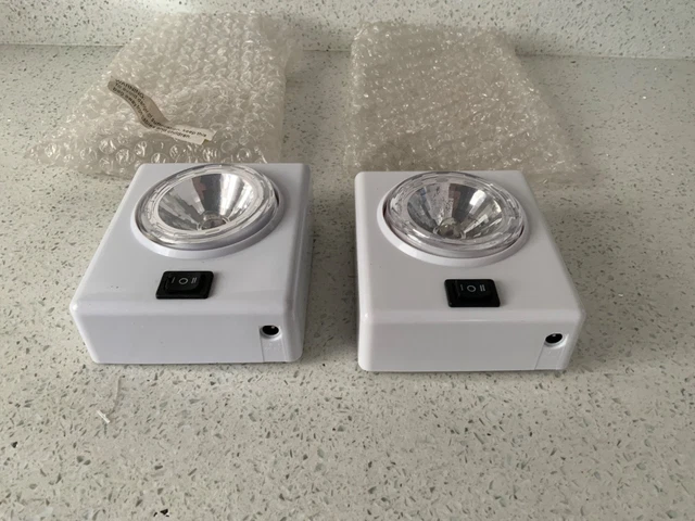 BATTERY MAINS DIRECTIONAL lights Cabinet screw up Removeable camping ...