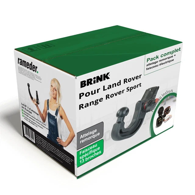 PACK ATTELAGE POUR Land Rover Range Rov. 09-11 Amovible + Faisceau s ...