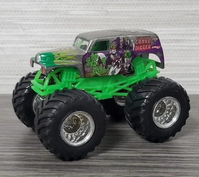 HOT WHEELS MONSTER Jam Grave Digger Zamac Color 2006 #20 Gravedigger ...