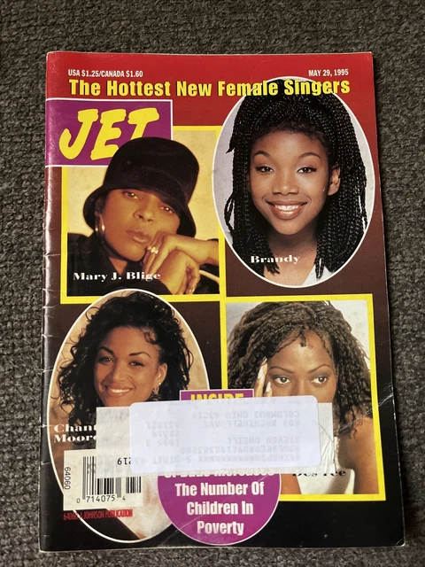 JET MAGAZINE-MAY 29 1995 -The Hottest New Female Singers-Mary J Blige ...