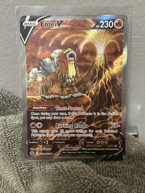 POKÉMON TCG ENTEI V Crown Zenith: Galarian Gallery GG36/GG70 Holo Ultra ...