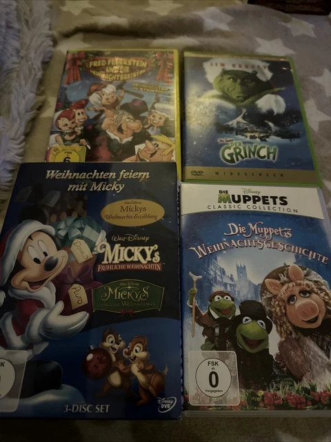 WEIHNACHTSFILME WEIHNACHTEN 6 DVDs, Der Grinch Usw. Deutsche Filme ...