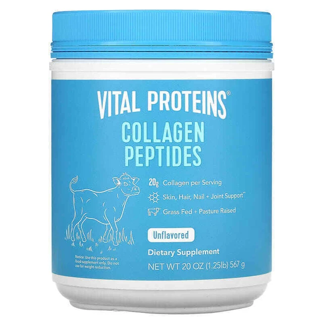 VITAL PROTEINS COLLAGEN Peptides Unflavoured Powder 567g £29.99 ...