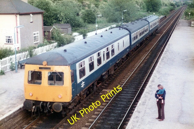 RAILWAY PHOTO CLASS 120 DMU departs Spondon 15.20 CRW-LIN SM 2/6/1984 £ ...