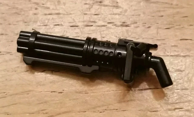 CUSTOM CLONE TROOPER Minigun Blaster für Lego Star Wars 10 Stück EUR 18 ...