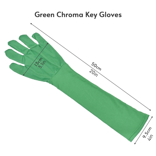 GREEN CHROMA KEY Mask Chromakey Hood Glove Invisible Effects Backgrou ...