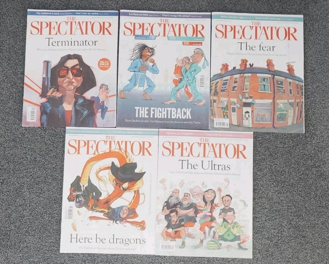 THE SPECTATOR MAGAZINE 4 x October 2025 Editions (Plus September 27th ...