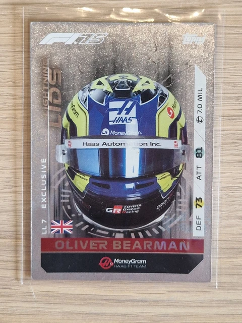 F1 TURBO ATTAX 2025 - Oliver Bearman - Lightning Lids - LL7 - India Version EUR 1,80 - PicClick FR