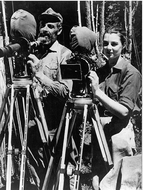 HANS ERTL AND his daughter Monika Ertl during the shooting for th ...