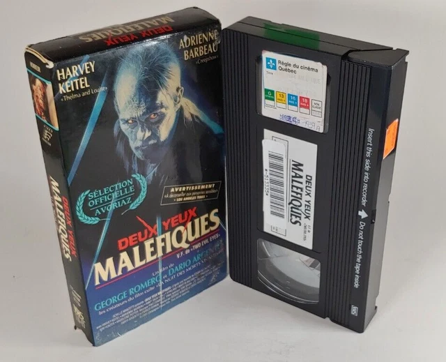 DEUX YEUX MALÉFIQUES (Two Evil Eyes) VHS FRENCH FR Romero Argento ...