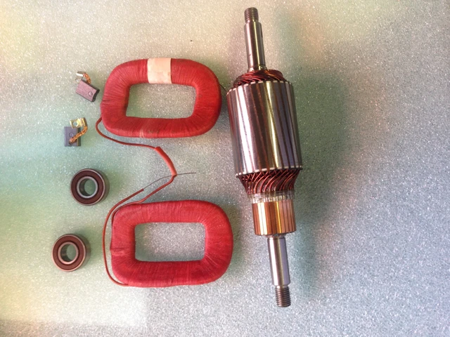 VW GENERATOR Dynamo Rebuild Kit 12 Volt Armature High Amp 38 Amp 90MM ...