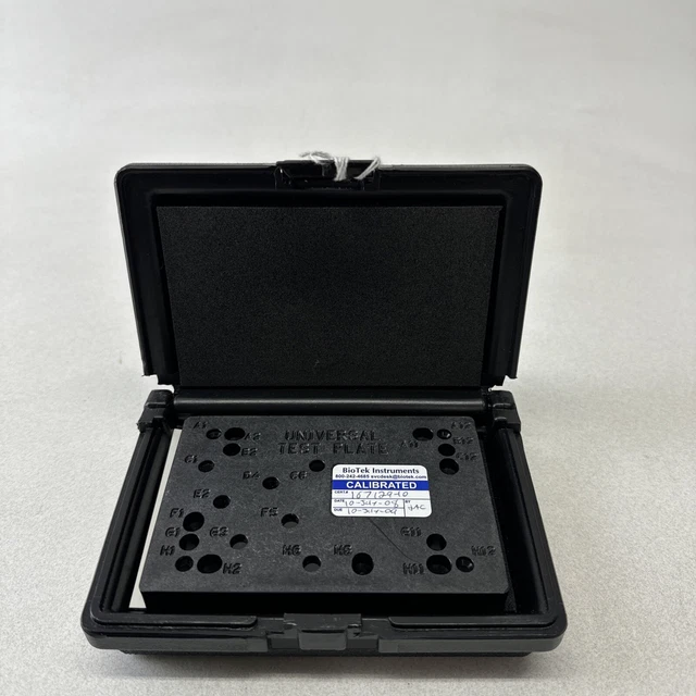 PLACA DE CALIBRACIÓN de prueba de absorción Bio-Tek 9000547 lector de microplacas BioTek EUR 211 ...