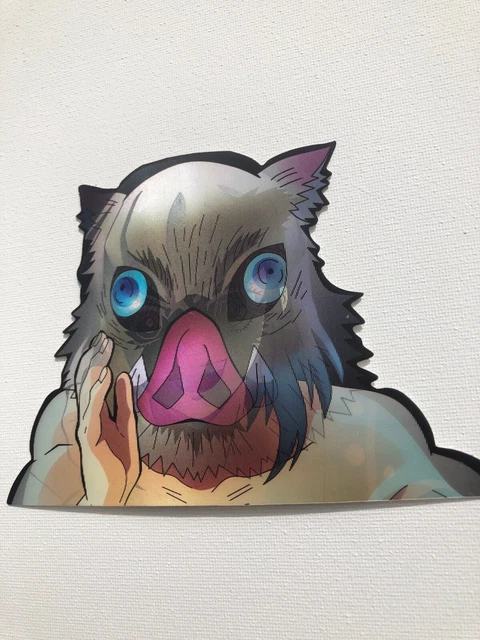 TANJIRO INOSUKE ZENITSU Demon Slayer 3D Anime Lenticular Motion Sticker ...