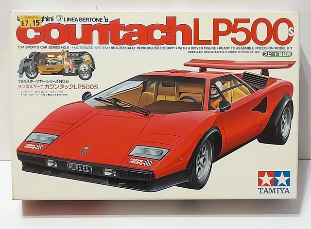 TAMIYA LAMBORGHINI COUNTACH LP500S 1/24 Scale Kit, Started, No ...